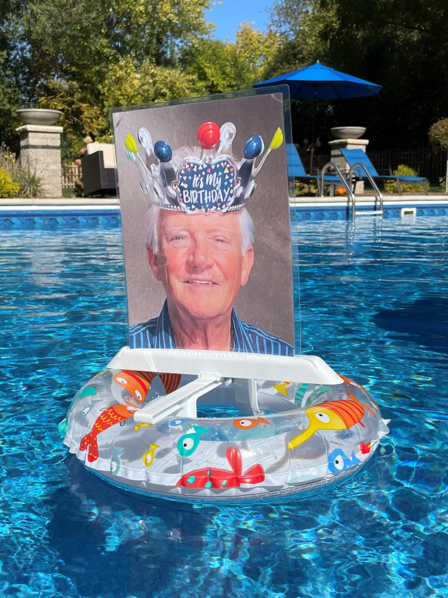 PhotoFloat | Floating photos for your pool | Snap, Load, Float